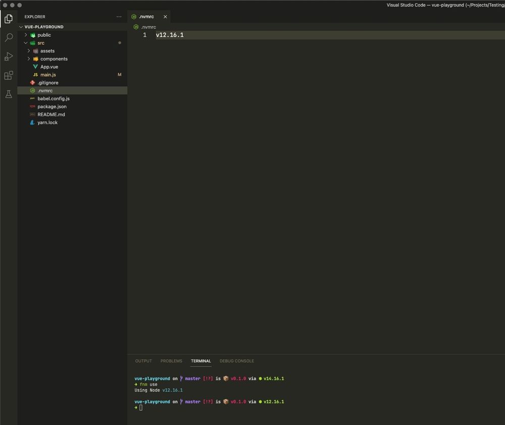 FNM: Múltiples versiones de NodeJS